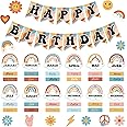 Amazon.com: 85Pcs Retro Classroom Happy Birthday Buletin Boards Set ...