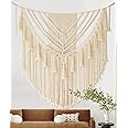 Amazon.com: Jakalin Large Macrame Wall Hanging Handmade Art Home Decor 47" Wx 55" L Boho Wall ...