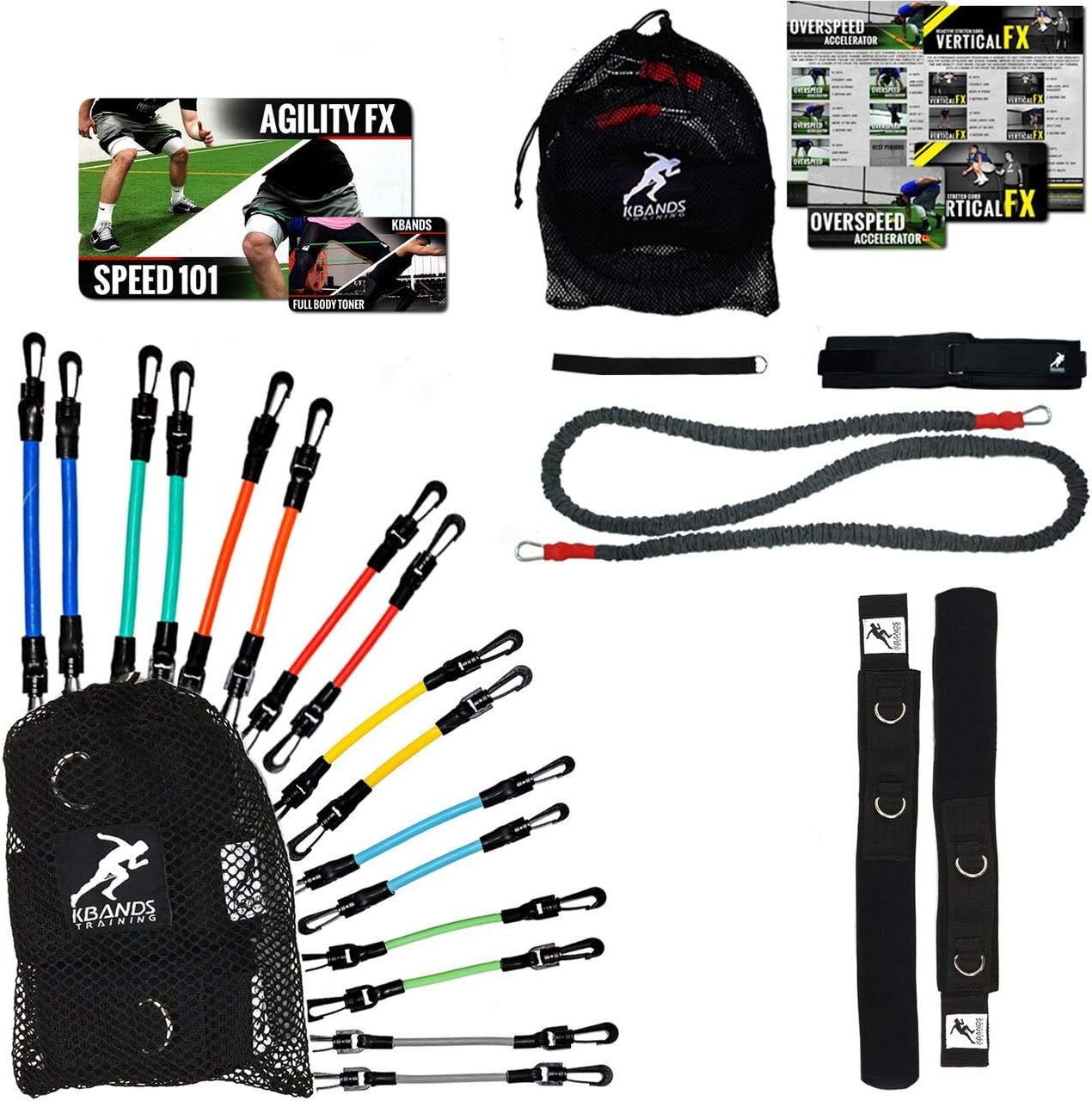 Amazon.com : Kbands Freedom Speed Training Bundle (Includes Kbands with ...