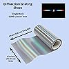 Bartovation Diffraction Grating Sheet 1,000 Lines/mm [One 6" x 5ft Roll ...