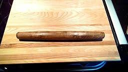 Amazon.com: Black Walnut French Style Rolling Pin: Tapered Solid Wood ...