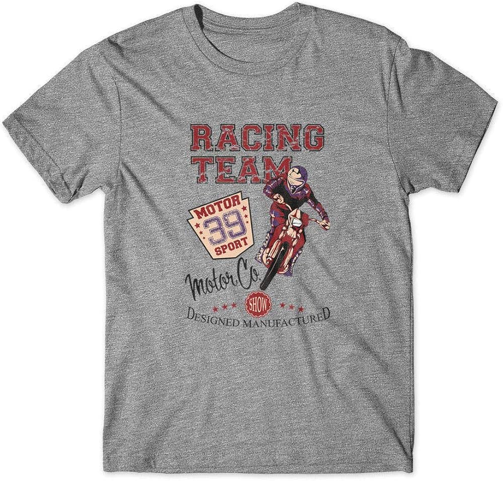 Motor Race T-Shirt. 100% Cotton Premium Tee | Amazon.com