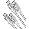Amazon.com: INIU USBC to USBC Cable, [6.6ft, White] 2-Pack USB C to C ...