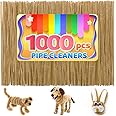 Amazon.com: Iooleem 1000pcs Light Brown Pipe Cleaners, Chenille Stems ...