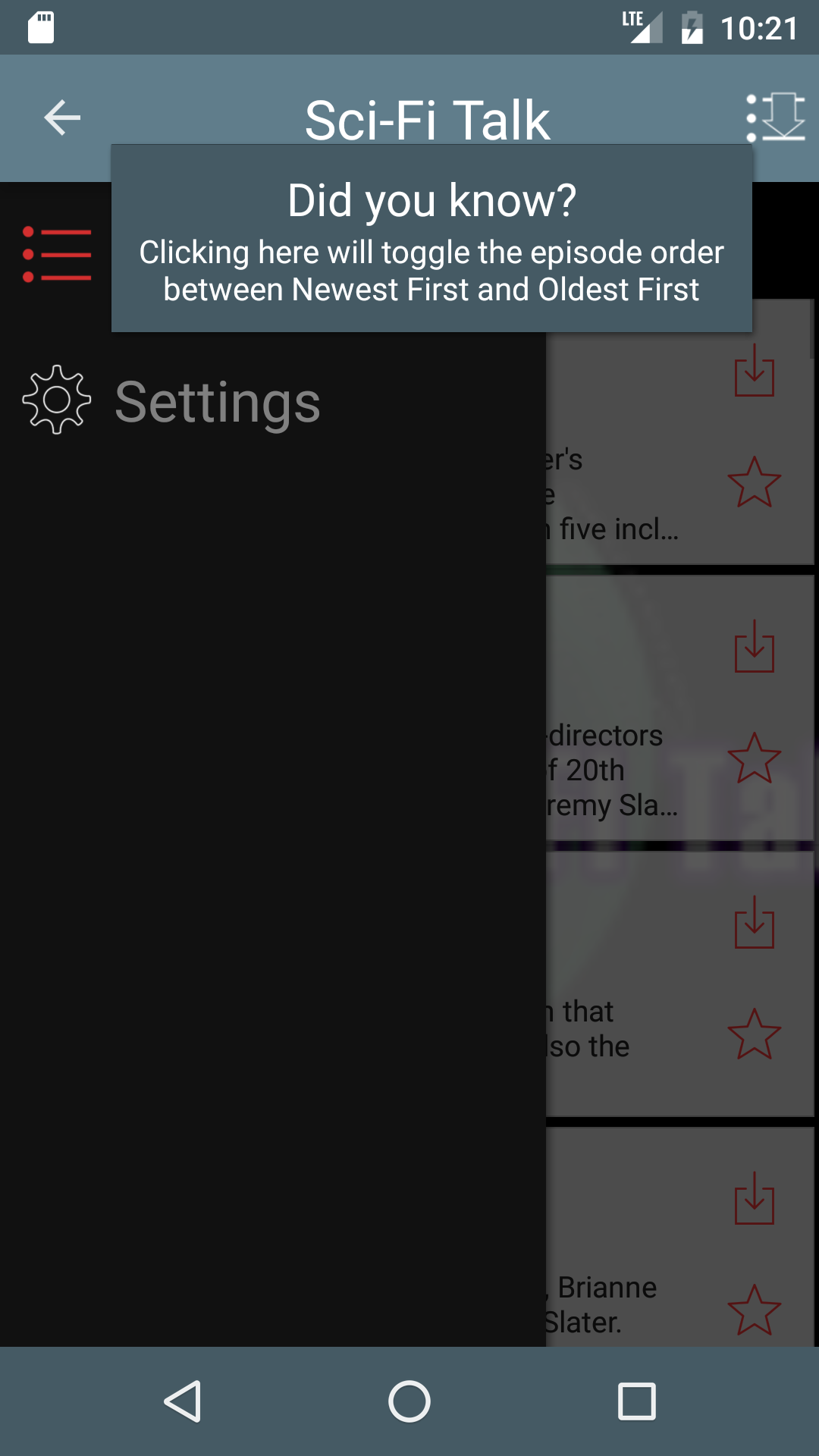 Sci-Fi Talk – The Sci-Fi News And Interview App (Kindle Tablet Edition):Amazon.com:Appstore for ...
