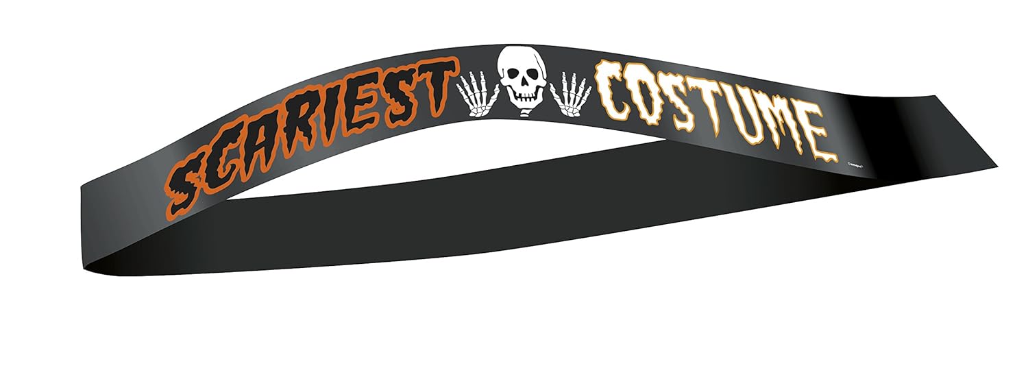 Unique Party 91156 - Satin Halloween Party Scariest Costume Sash ...