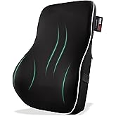 ObusForme Lowback Backrest Support - Lower Back Padded Seat Cushion and ...