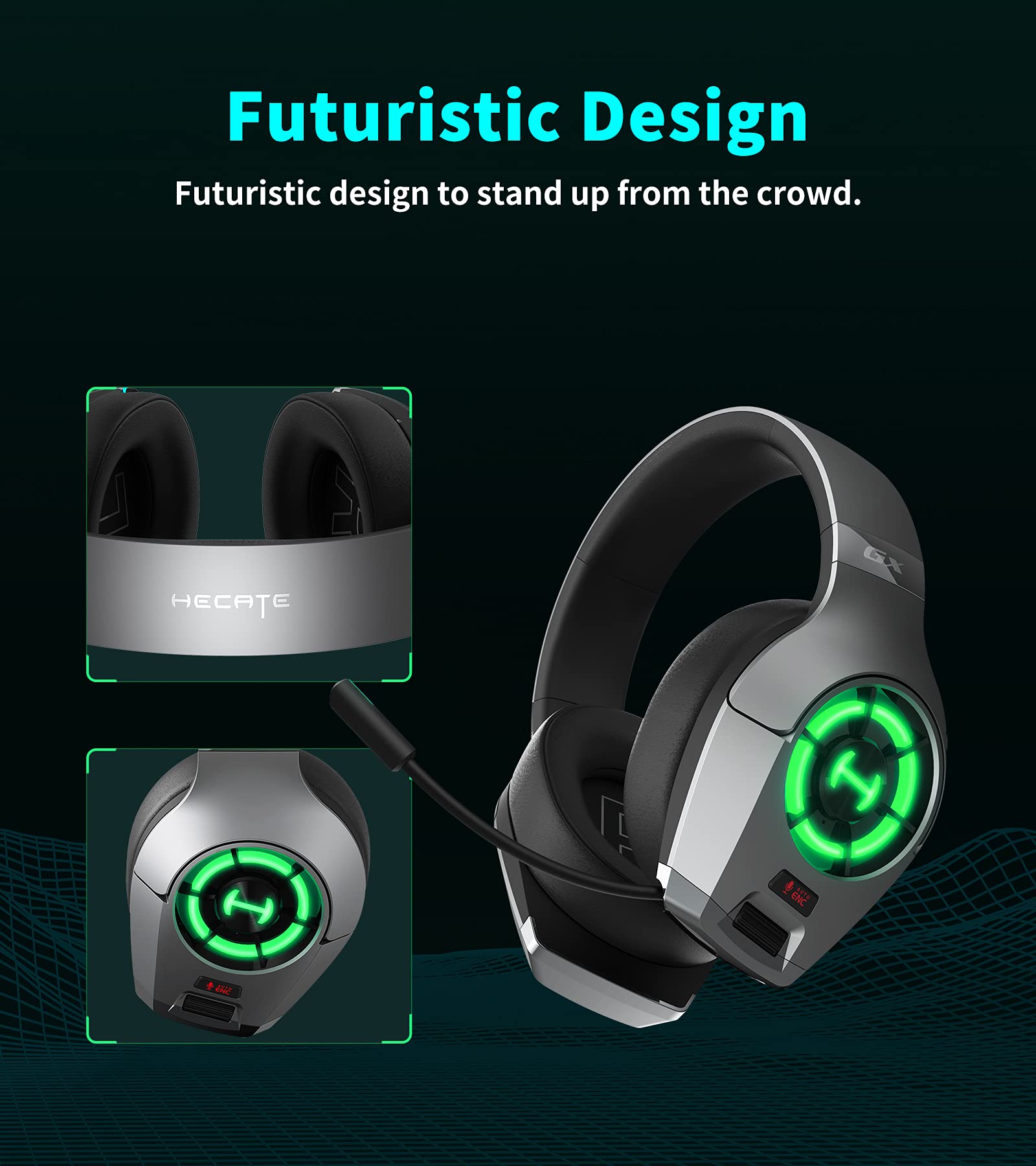 Mua HECATE GX Hi-Res Gaming Headset for PC, PS4, PS5 Controller, Edifier Wired Gaming Headphones ...