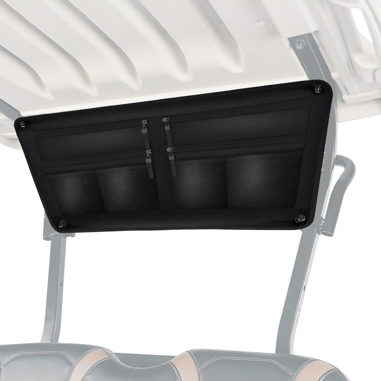 BSSorder Golf Cart Overhead Storage Bag for 2 Passenger/2+2Passengers ...