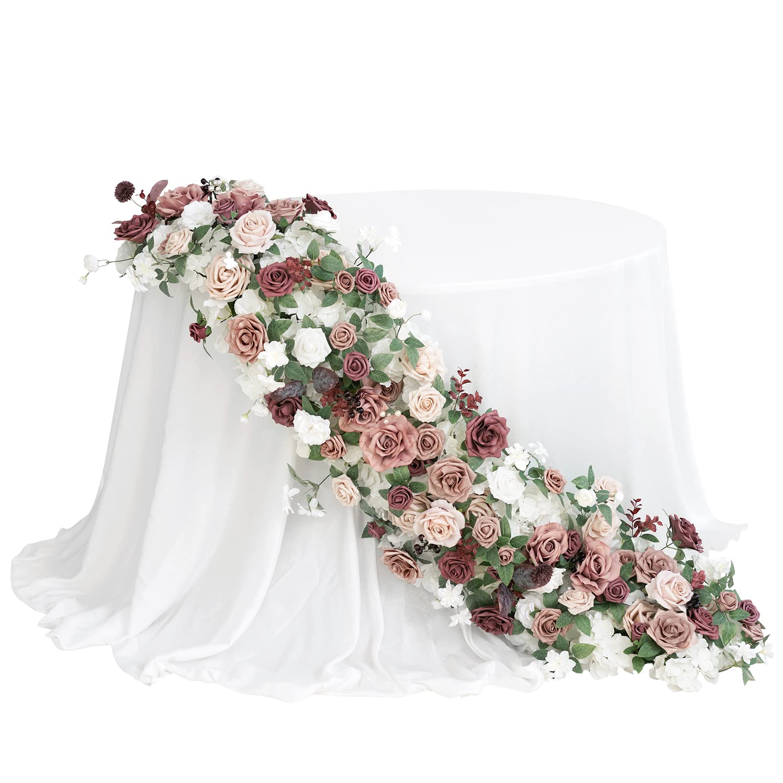 Ling's Moment 3pcs x19.5in Artificial Floral Swags Centerpieces ...