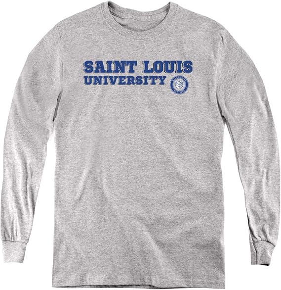 Amazon.com: Saint Louis University Official Block Text Youth Long ...