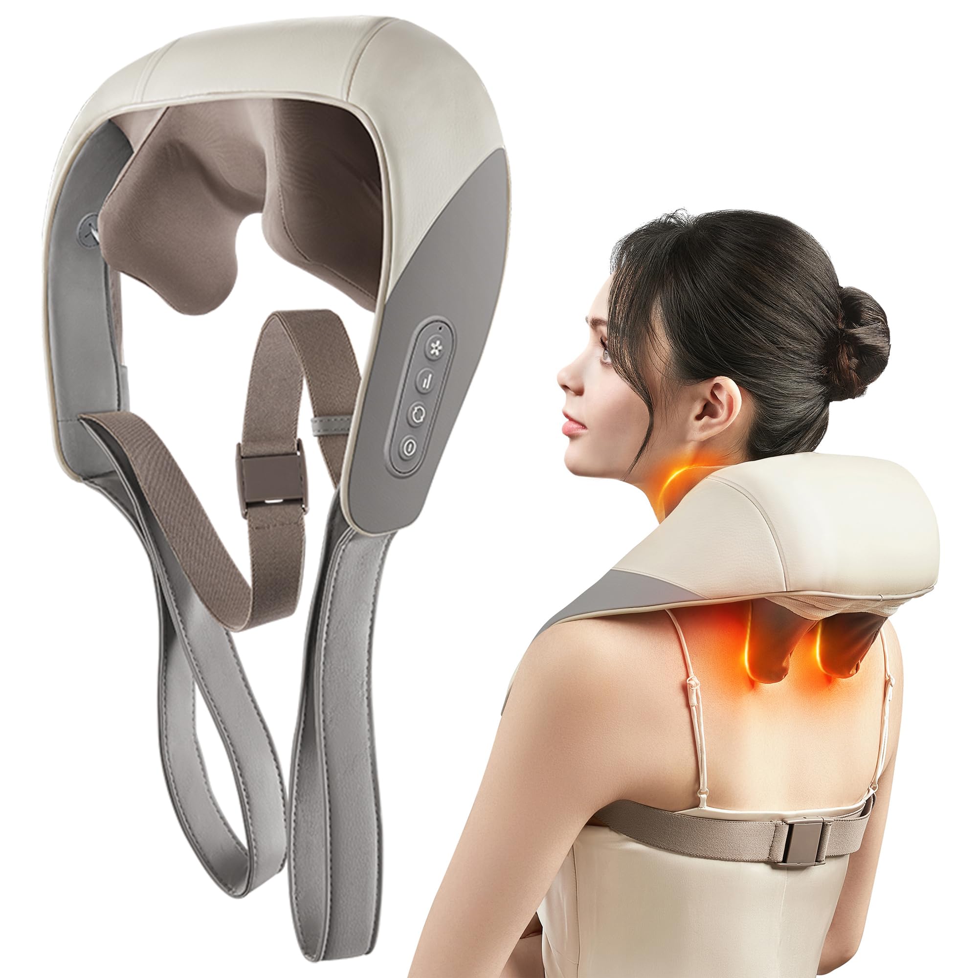 SORELAX Shiatsu Back Shoulder and Neck Massager for Pain Relief Deep ...