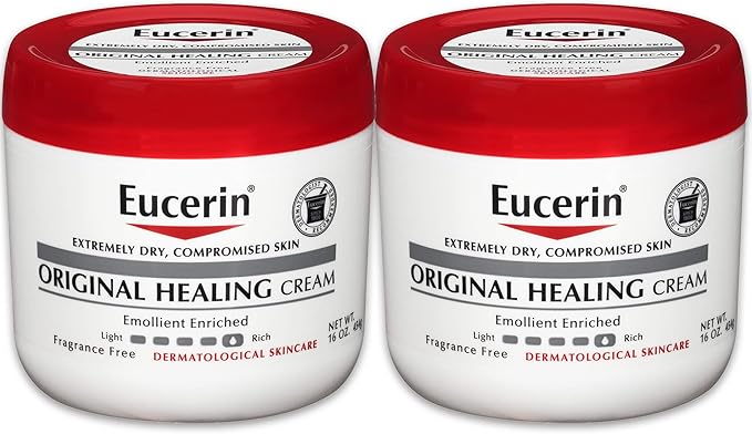Eucerin Original Healing Cream - Fragrance Free, Rich Lotion for ...