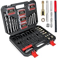 Amazon.com: AKM Metric Thread Chaser &Thread Repair Kit,HSS Drill ...