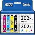 Amazon.com: Ondula Remanufactured Ink Cartridge Replacement for Epson 202XL 202 XL T202 Ink ...
