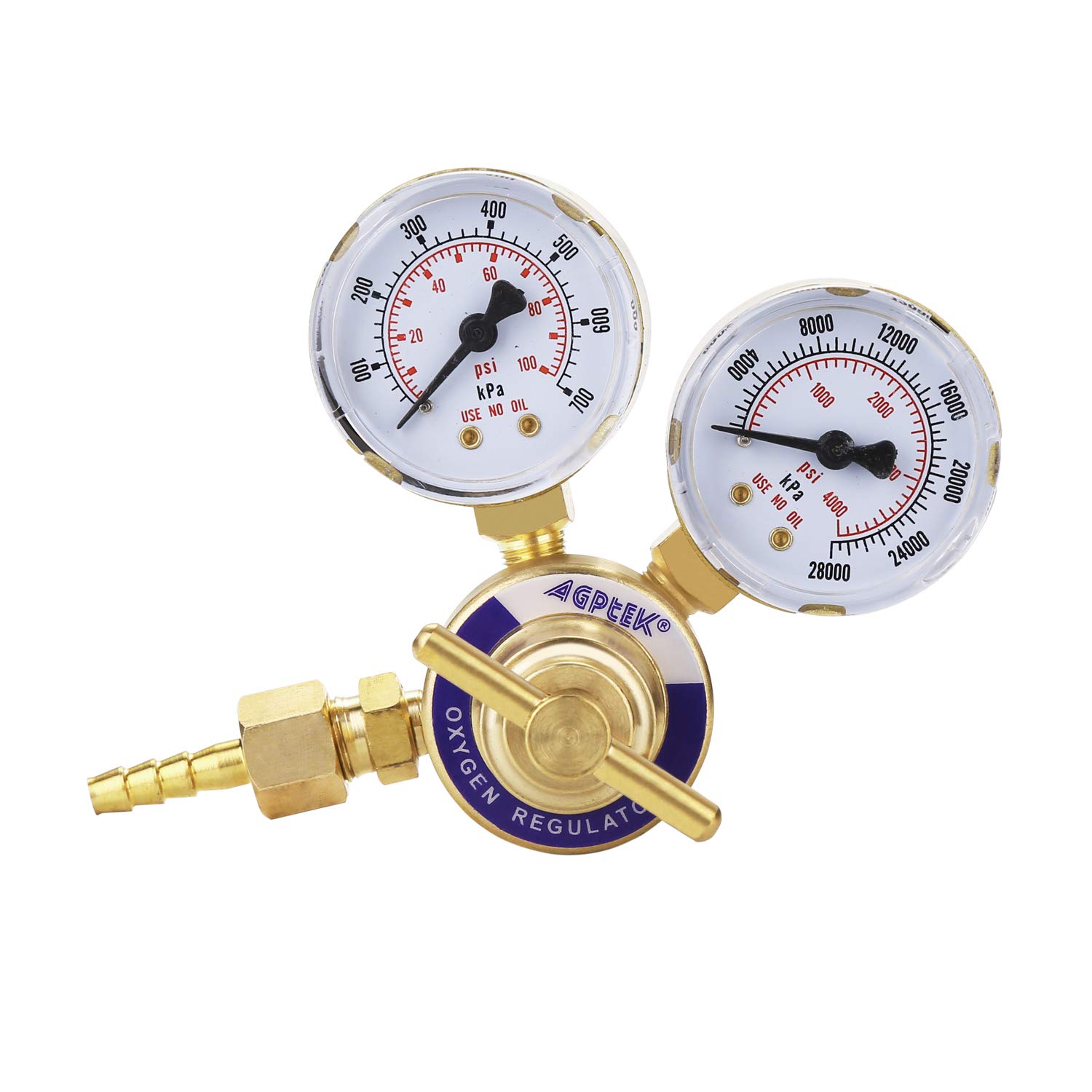 AGPTEK Welding Gas Welder Oxygen Regulator CGA 540: Buy Online in Sri ...