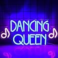 Dancing Queen Neon Sign Dance Led Sign Purple Neon Lights Dance Club ...