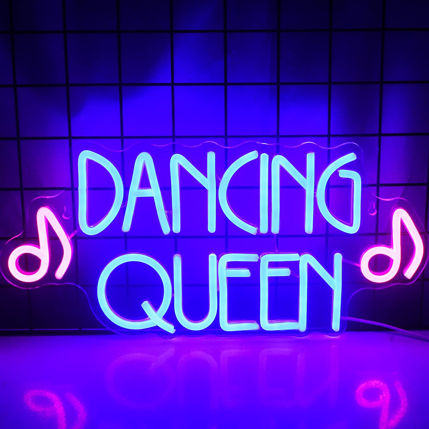 Dancing Queen Neon Sign Dance Led Sign Purple Neon Lights Dance Club ...