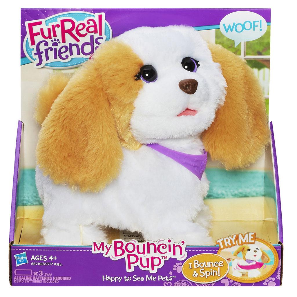 Amazon.com: FurReal Friends Happy to See Me Pets My Bouncin' Pup Pet ...