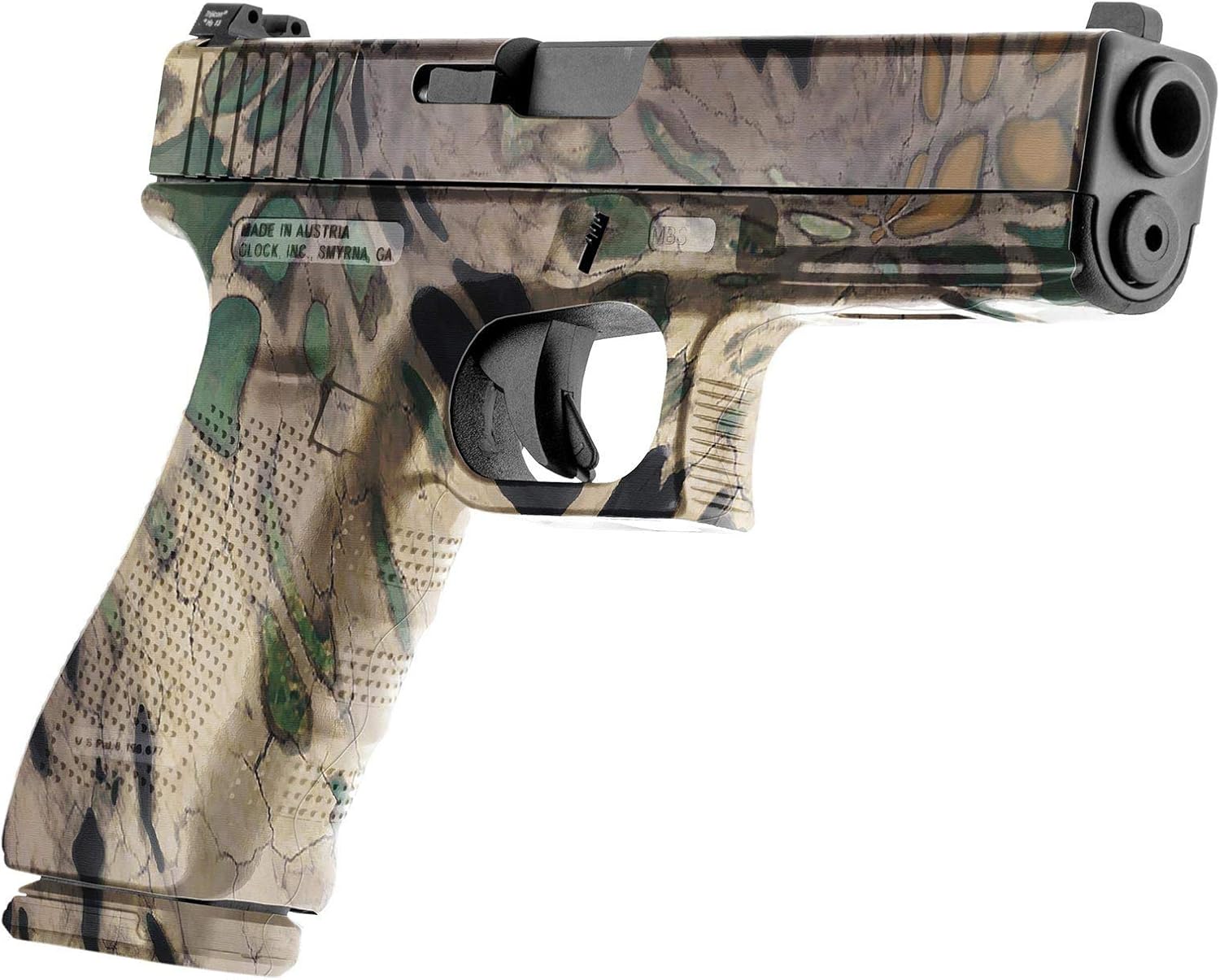 GunSkins Pistol Skin - Premium Vinyl Gun Wrap with Precut Pieces - Easy ...