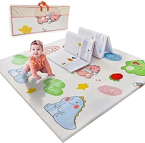 MONAMORE Large Reversible Play Mat for Babies (200x180x1cm) Waterproof ...