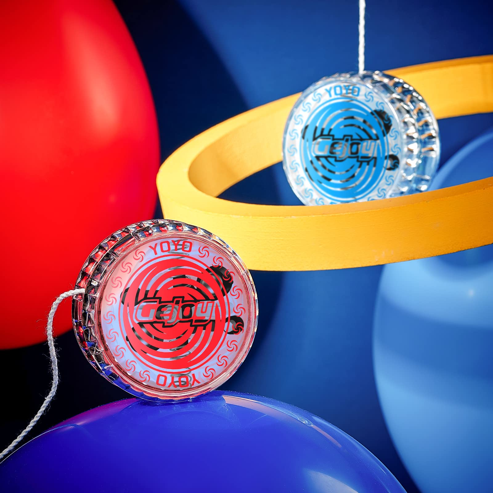 Mua Lenwen 24 Pcs Pulse LED Light up Yo Yos Responsive Yo Yo for Kids ...