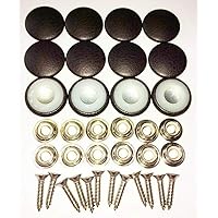 Amazon.com: Set of 12 Dura Snap Upholstery Buttons Parchment Vinyl (#30 ...