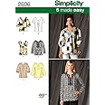 Amazon.com: Simplicity Sewing Pattern 2696 Misses Tops, H5 (6-8-10-12 ...