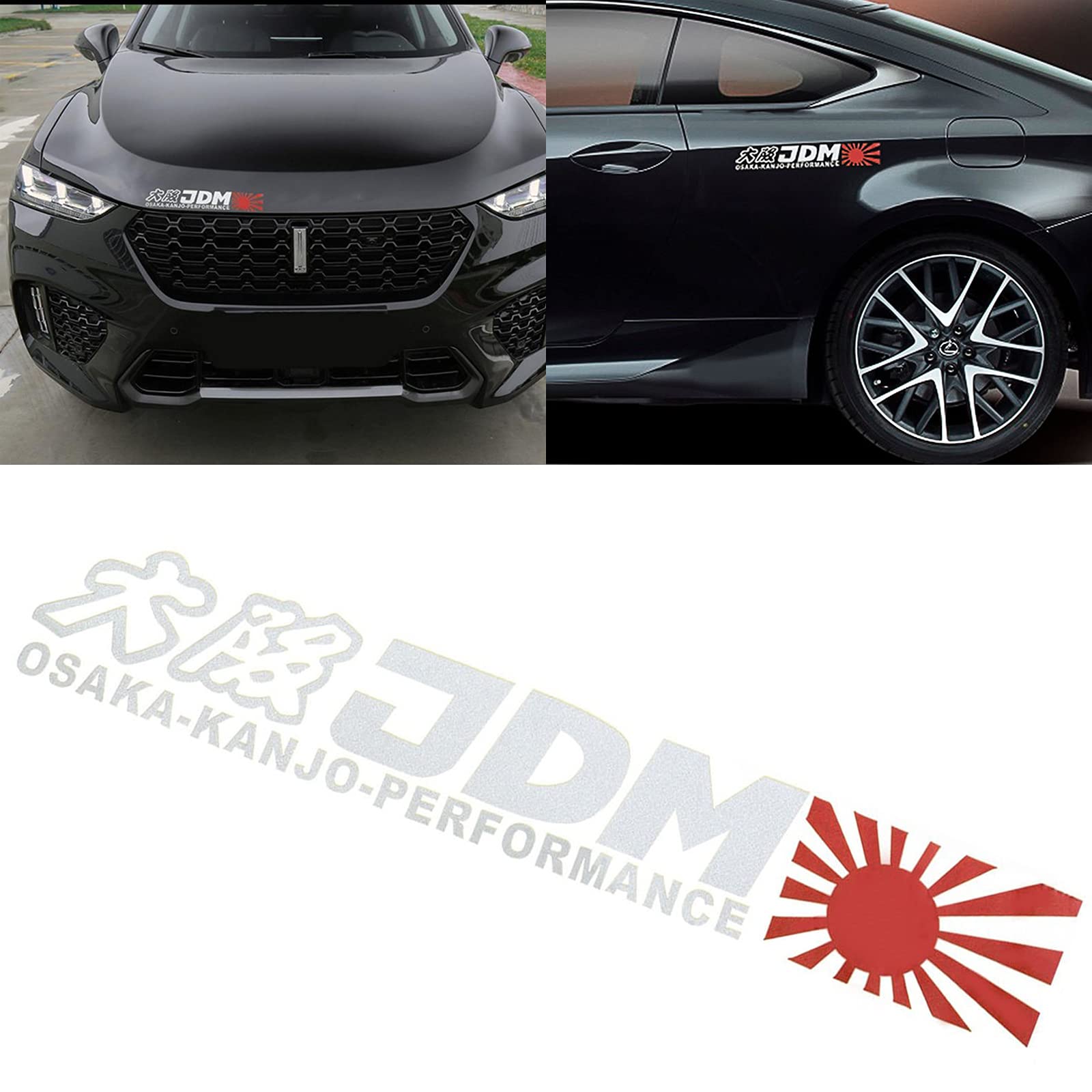 Mua Xotic Tech Osaka-KANJO-Performance Letter Decal Rising Sun JDM ...