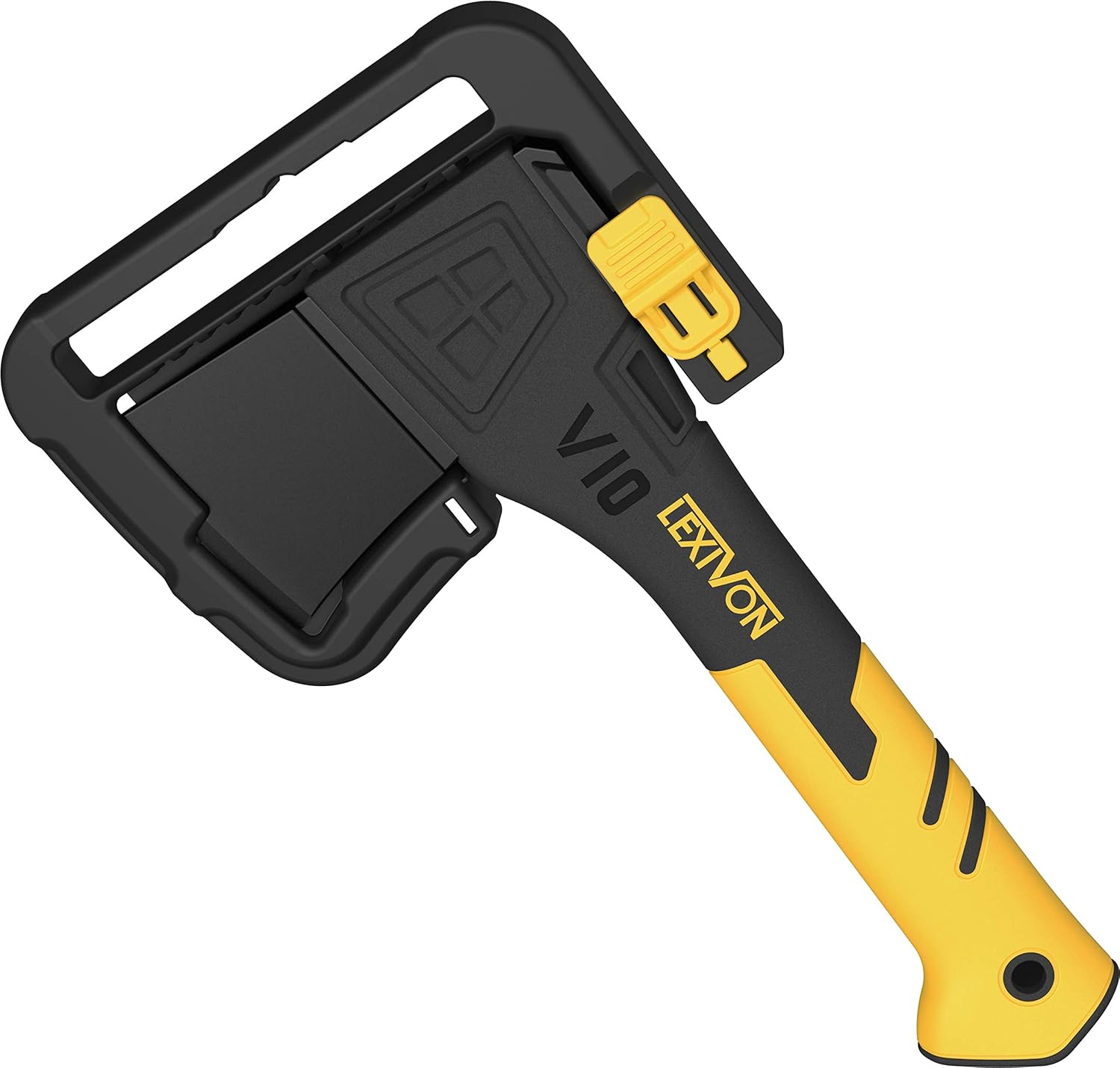 LEXIVON V10 Camping Hatchet, 10-Inch Axe | Ergonomic TPR Grip ...
