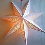 5 Packs 20” Paper Star Lantern Lampshade Hanging Christmas Xmas Day ...