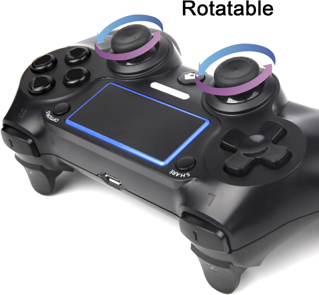 Sades C200 PS4 Controller Wireless Controller Gamepad with Dual ...