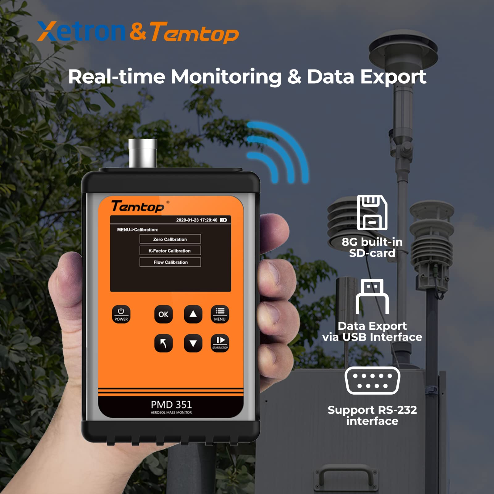 Mua Temtop PMD351 Portable Cleanroom Particle Counters,Precision Dust ...