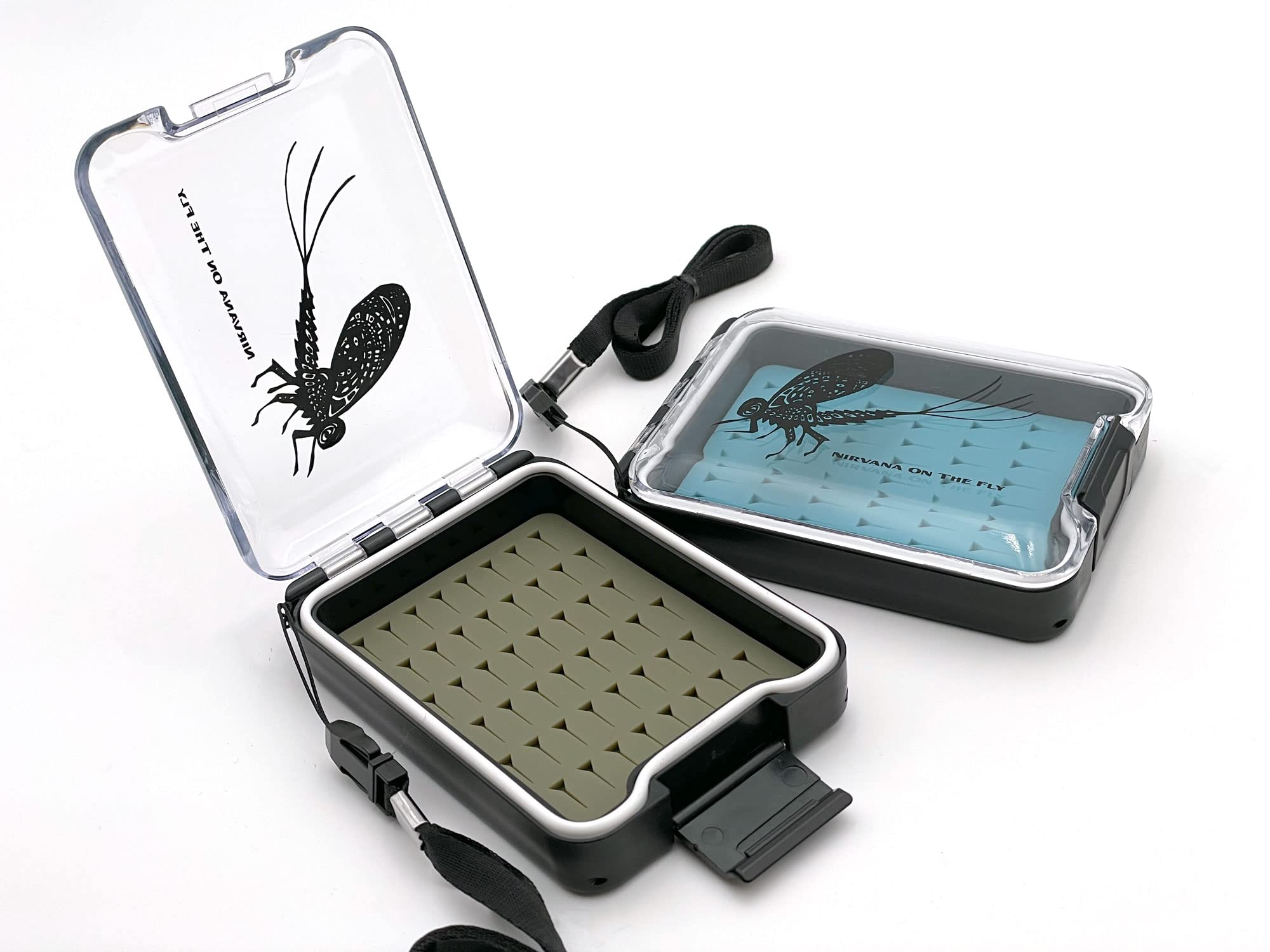 Nirvana Small Silicone Waterproof Fly Box w/Artwork By Anthony Naples ...