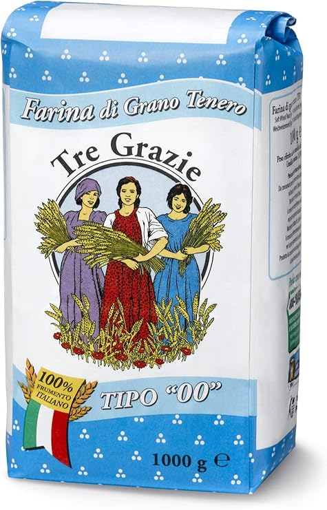 Tre Grazie - Premium Italian Plain Wheat Flour 00 - Bread | Pasta ...