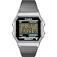 Amazon.com: Timex Men's T78587 Classic Digital Silver-Tone Stainless ...