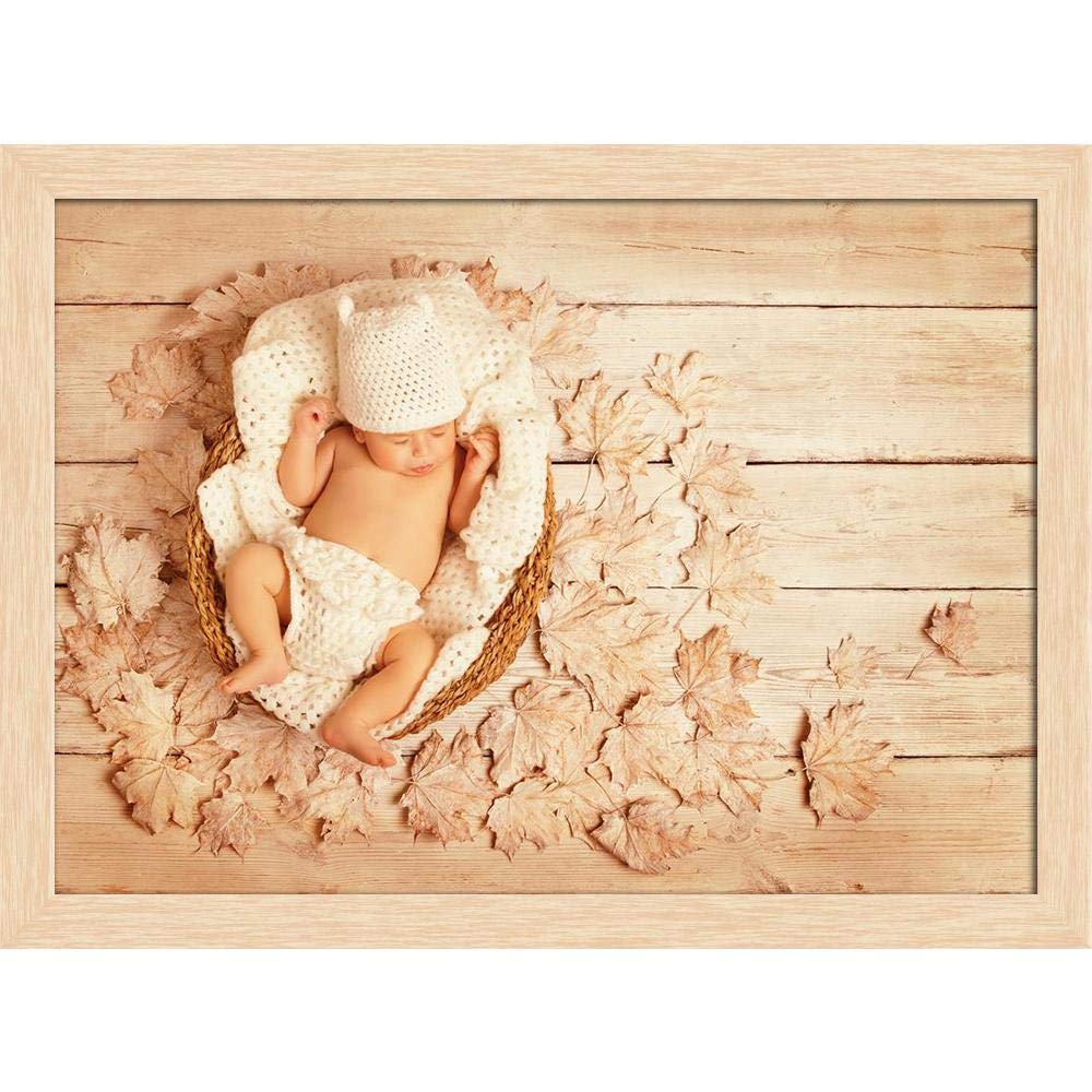 ArtzFolio Studio Photo Portrait of Newborn Baby Kid Canvas Painting ...