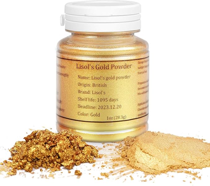 HomeHere Gold Luster Dust Edible Cake Gold Dust, 1oz: Amazon.ca: Beauty