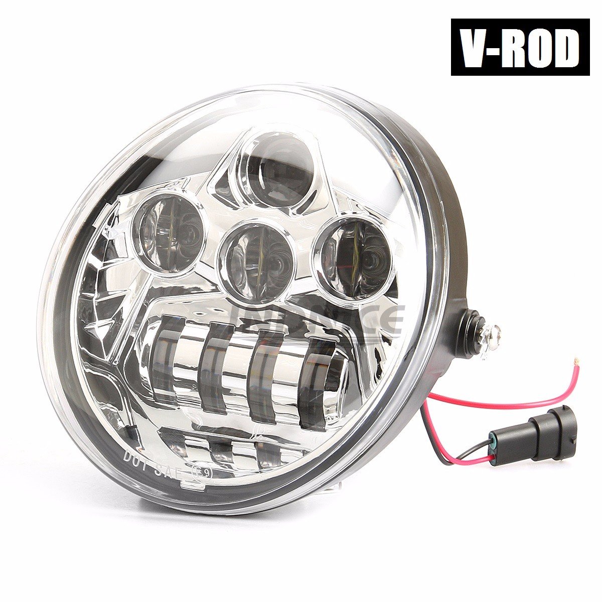 Fari Fanale anteriore V LED Lampada VROD VRSCA VRSC Fanale anteriore ...