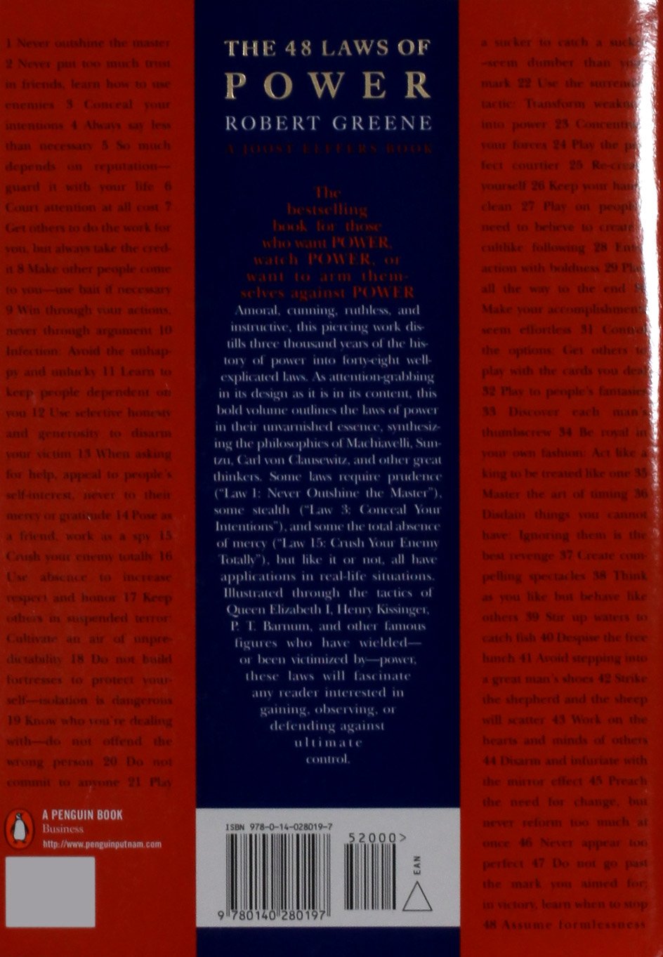 The 48 Laws Of Power The 48 Laws Of Power