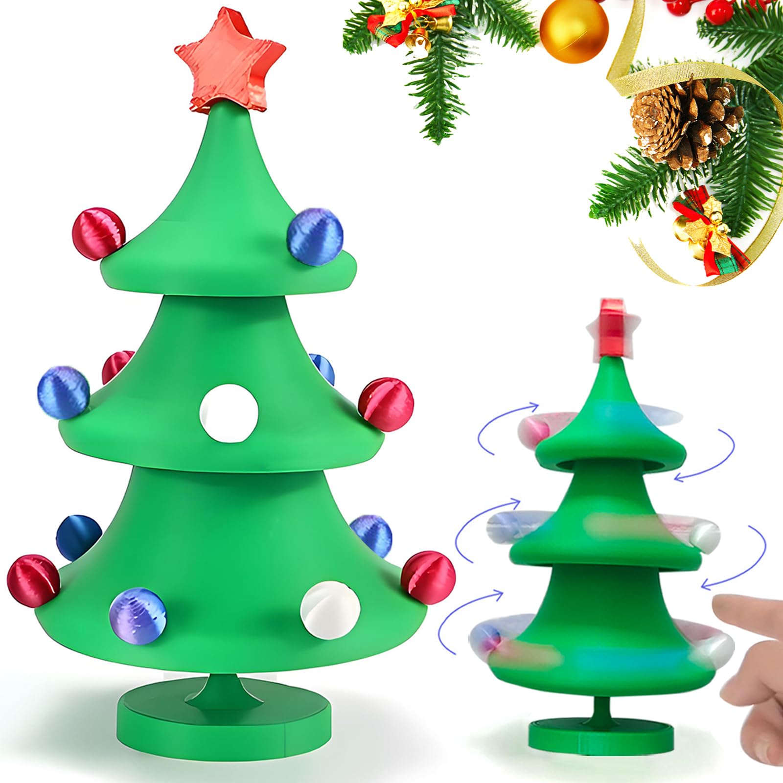 Dancing Christmas Tree, Swaying Tree for Christmas Decoration, 3D ...