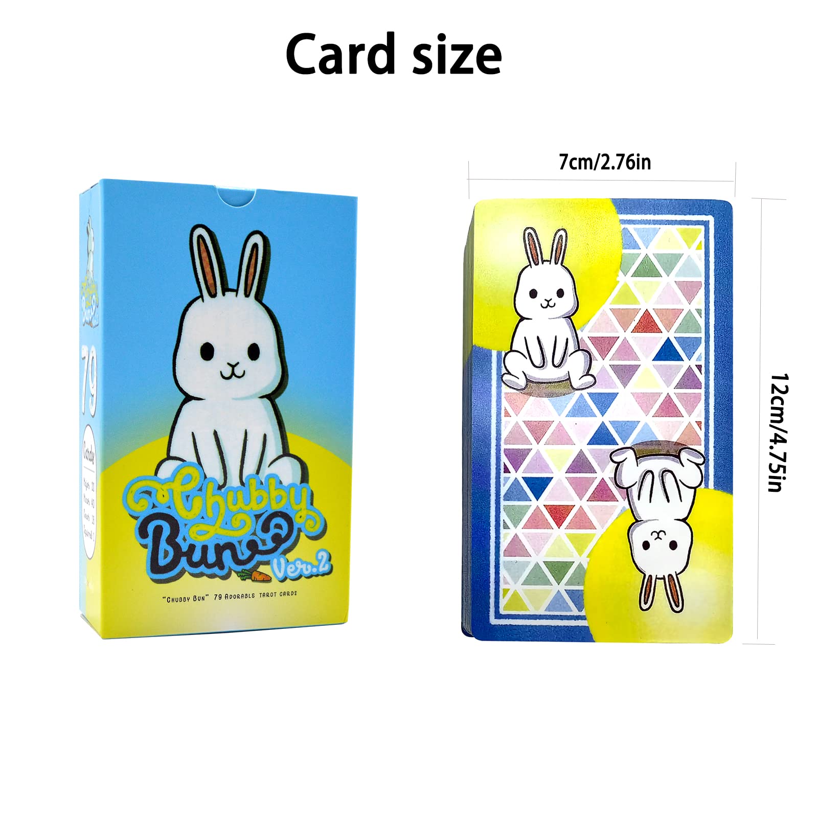 Mua Yuyanrocks Cute Tarot Chubby Bun Tarot Deck (Version 2) Standard ...