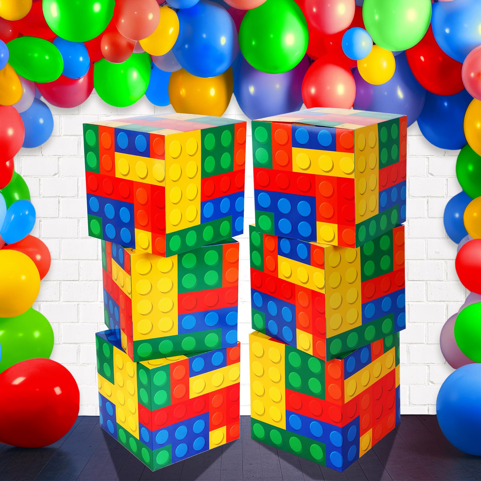 Mua Outus 6 Pieces Building Block Party Boxes 11.8 Inch Halloween Trunk ...