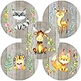 Amazon.com: Woodland Forest Animals Sticker Labels by Adore By Nat ...