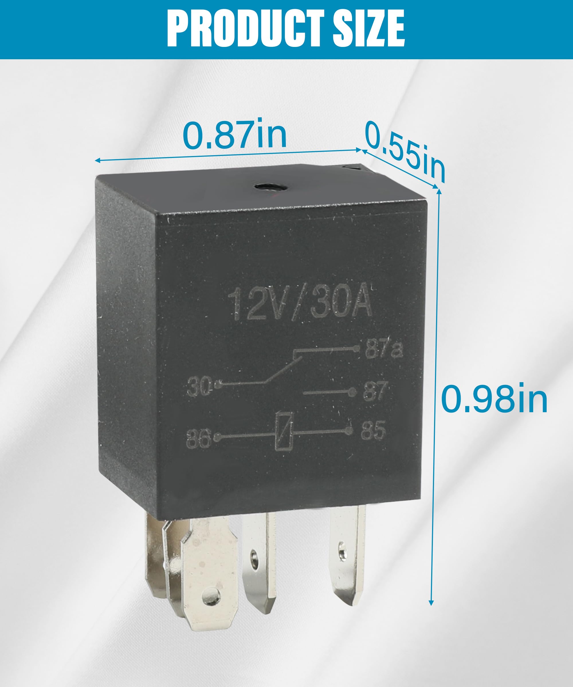 Mua 4 Pieces 5 Pin Relay,Automotive Starte Relay 12V 30A Multi-Purpose ...