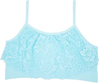 Amazon.com: Kurve Kids Basic Bandeau with Lace (Aqua): Clothing
