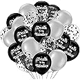 Amazon.com: Sanwuta 100 Pcs Rip Balloons 12 Inch Rip Birthday Balloons ...