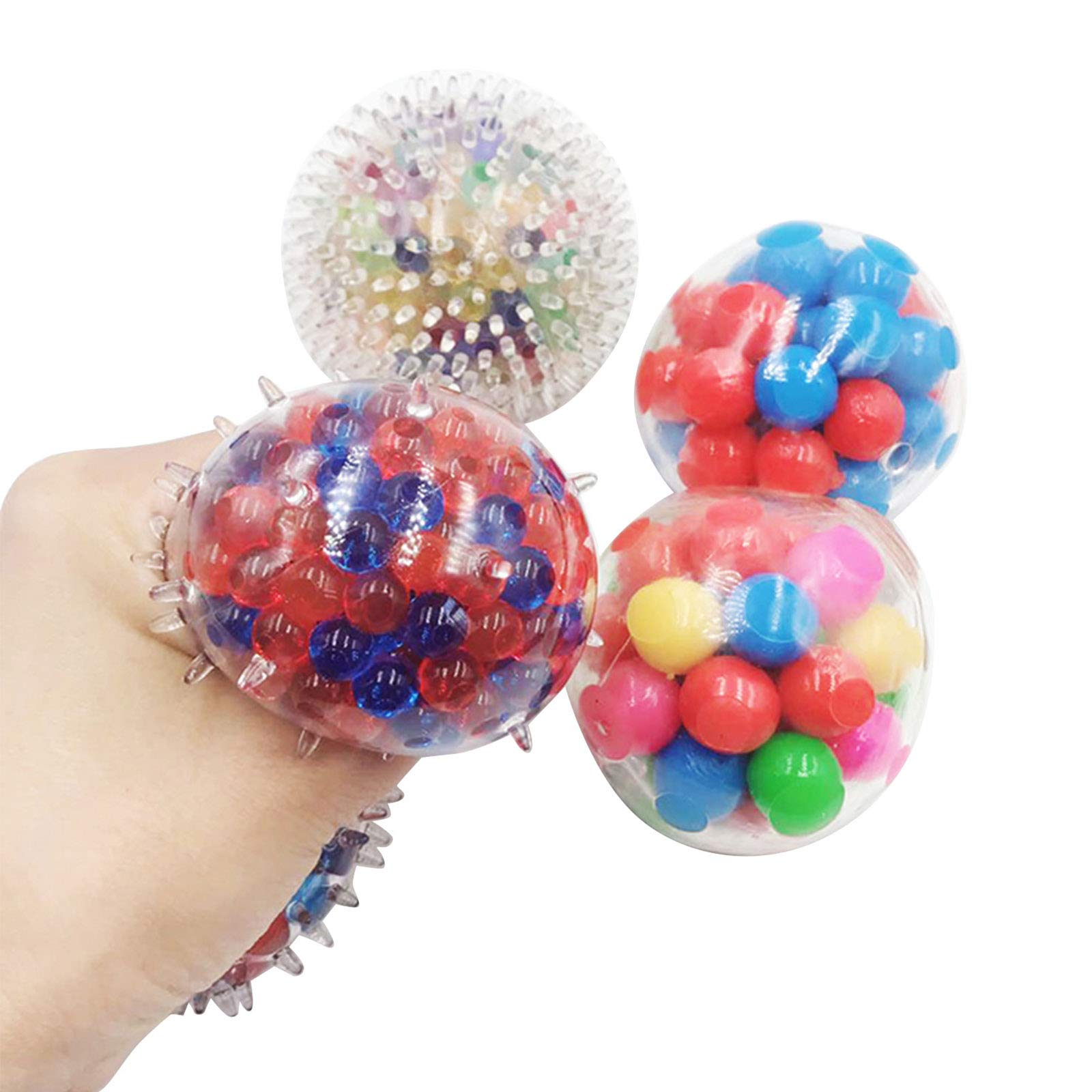 Buy Stress Ball,Rainbow Stress Ball Fidget Toy Fidget Sensory Balls for ...