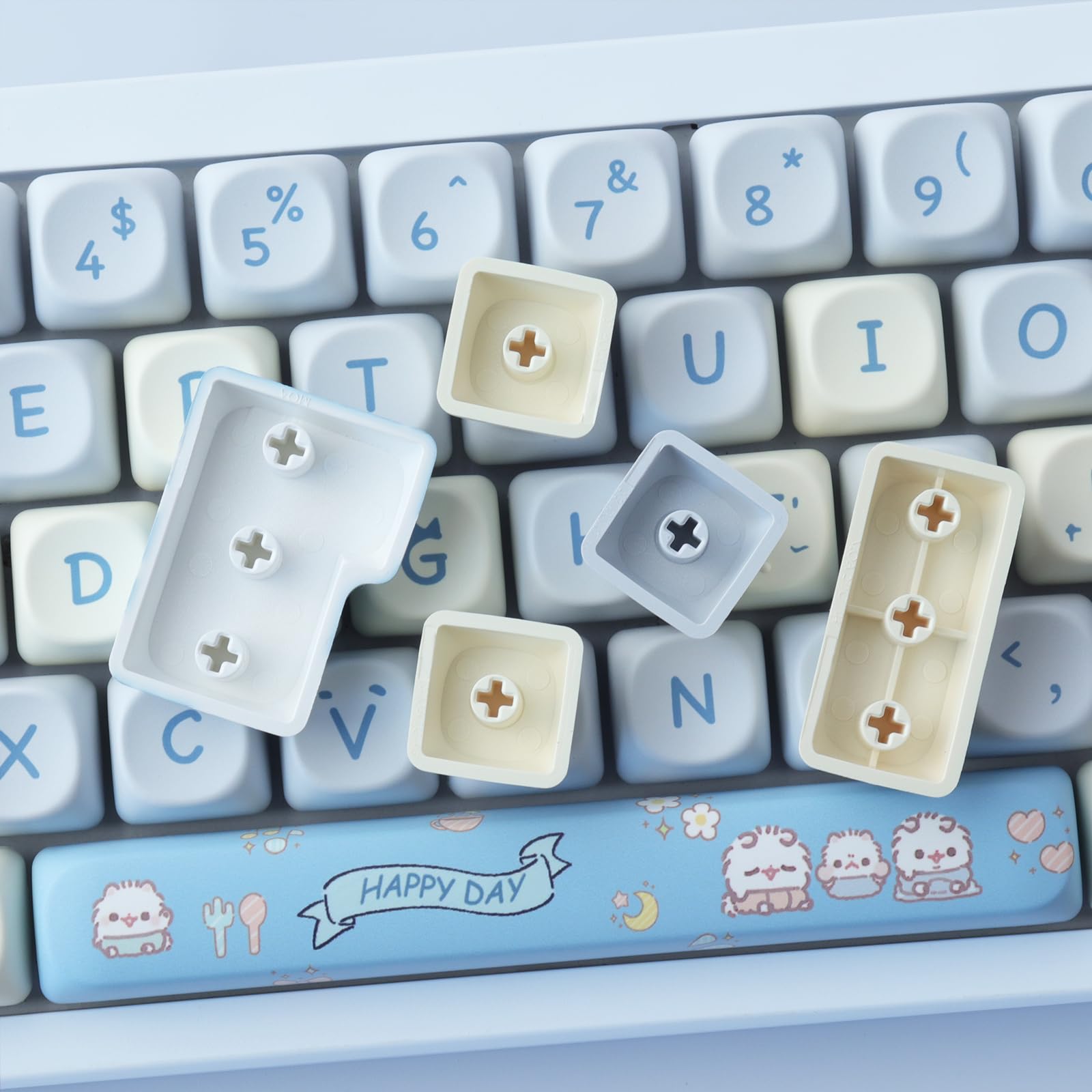 Mua Hyekit PBT Keycaps for Mechanical Keyboard - 145 Keys Baby Cat ...