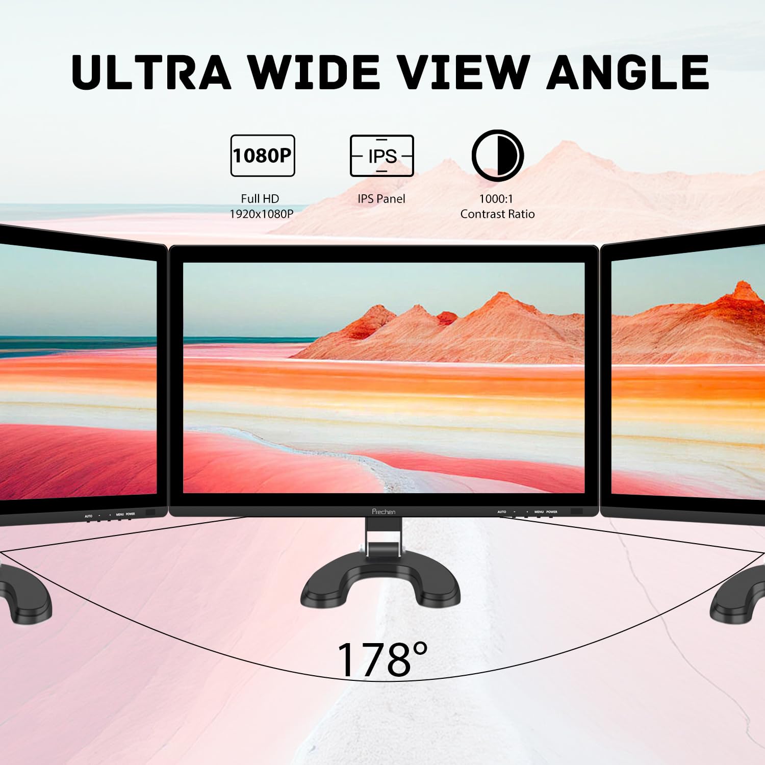 Mua Prechen 24 Inch Touchscreen Monitor, IPS FHD 1080P Touch PC Display ...